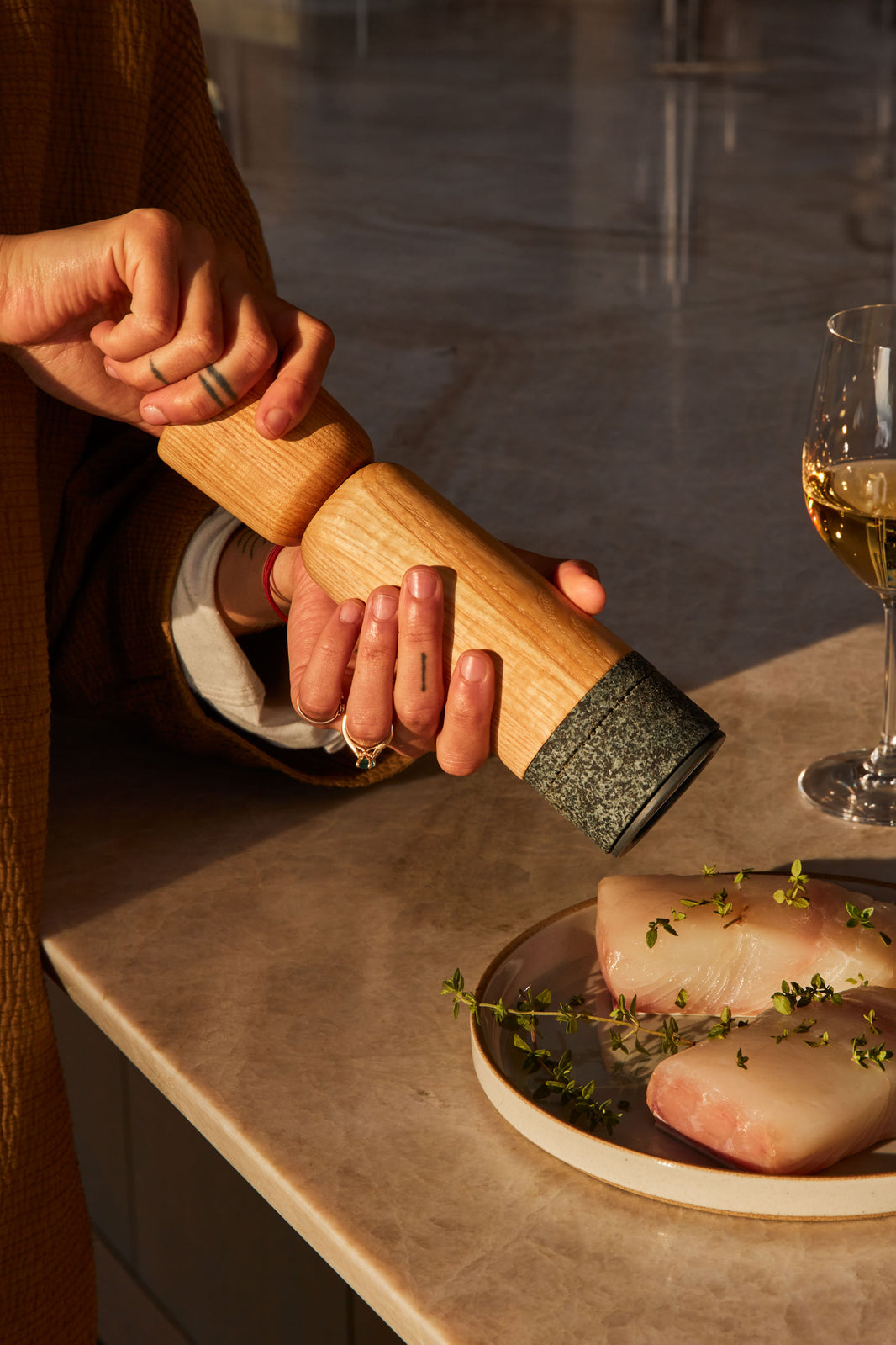 Holcomb | Stone Pepper Mill
